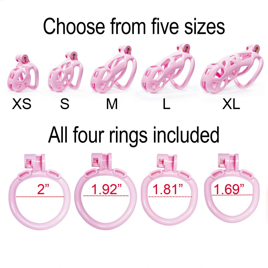 Chastity Cage V1 in Pink - Chastity Boutique