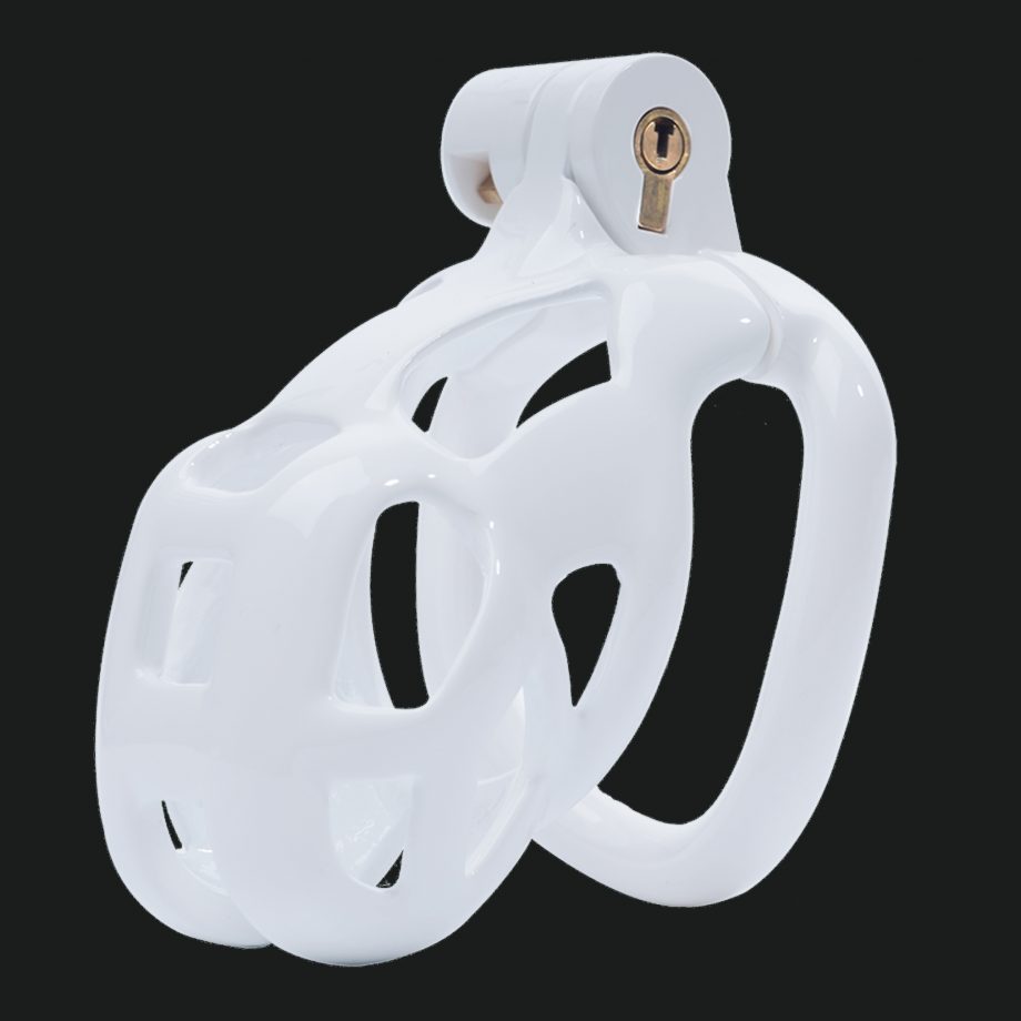 Chastity Cage V1 in White - Chastity Boutique