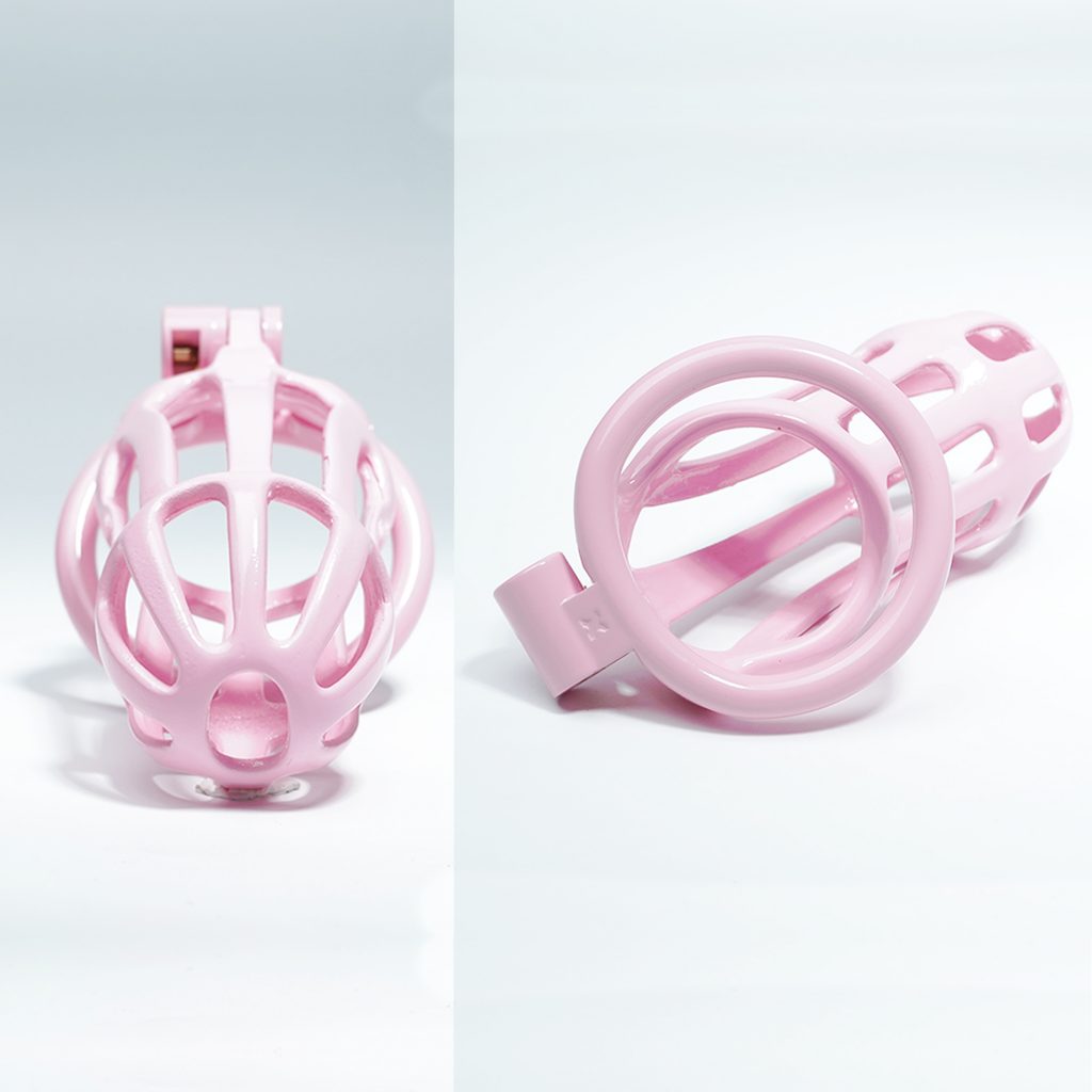Chastity Cage V2 – Pink - Chastity Boutique