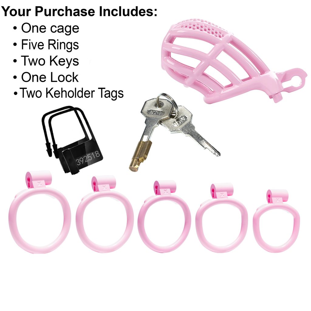 Chastity Cage V3 – Pink - Chastity Boutique